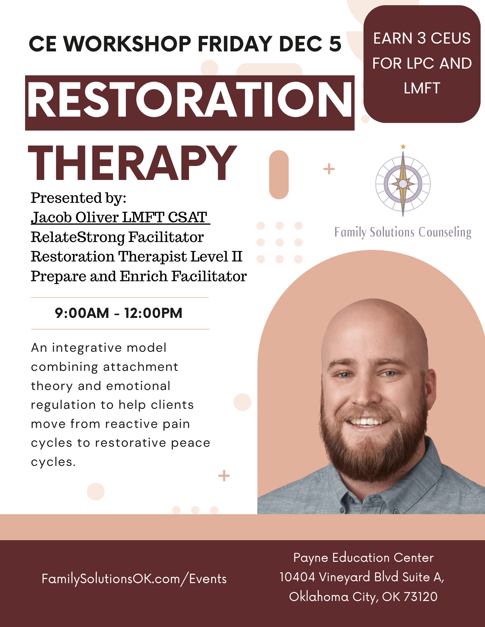 Restoration Therapy Workshop - Family Solutions Counseling